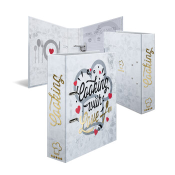 Recept ordner A4 Cooking with love